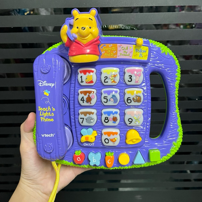 VTech Winnie the Pooh Teach 'n Lights Phone ของเล่นเพื่อการศึกษา ของ ...