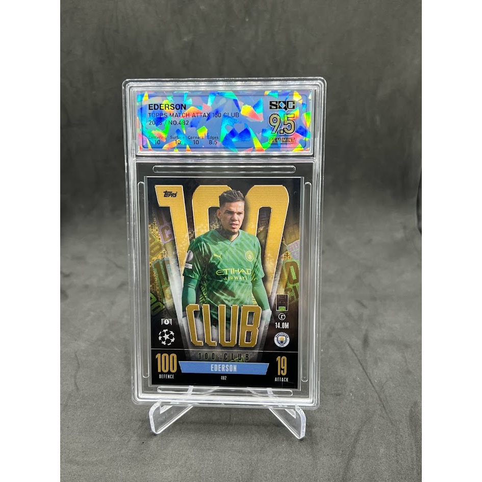 การ์ดนักฟุตบอล EDERSON /Topps Match Attax 100 Club 2023/NO.482/ SQC ...