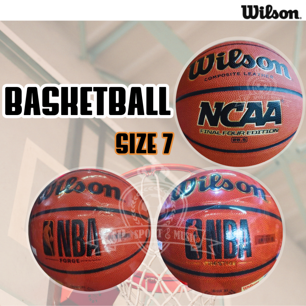 Basketball Wilson NCAA , NBA ลูกบาส บาสเกตบอล Size.7 รับประกันของแท้100 ...