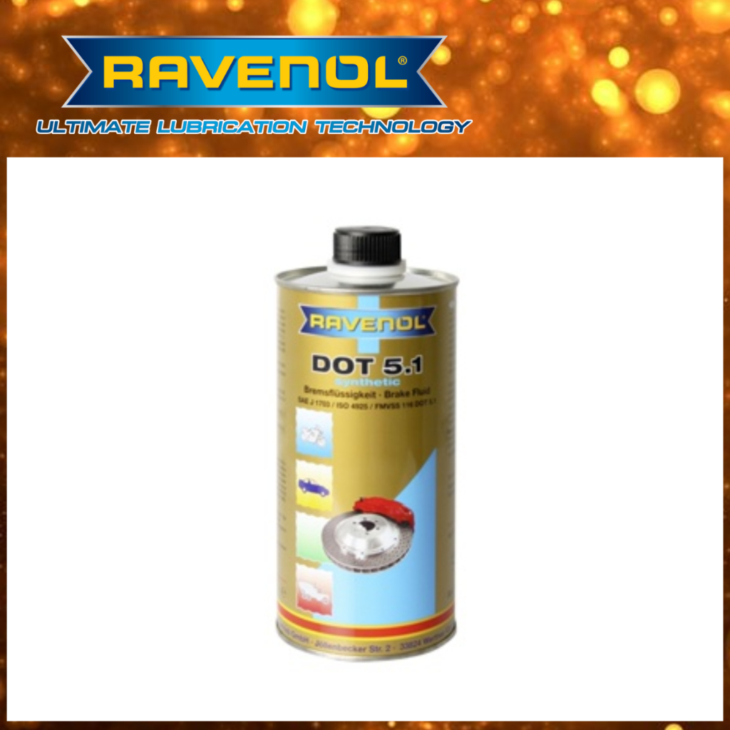 RAVENOL DOT5.1 น้ำมันเบรค คุณสมบัติเด่น จุดเดือด 268 องศาเซลเซียส/จุด ...