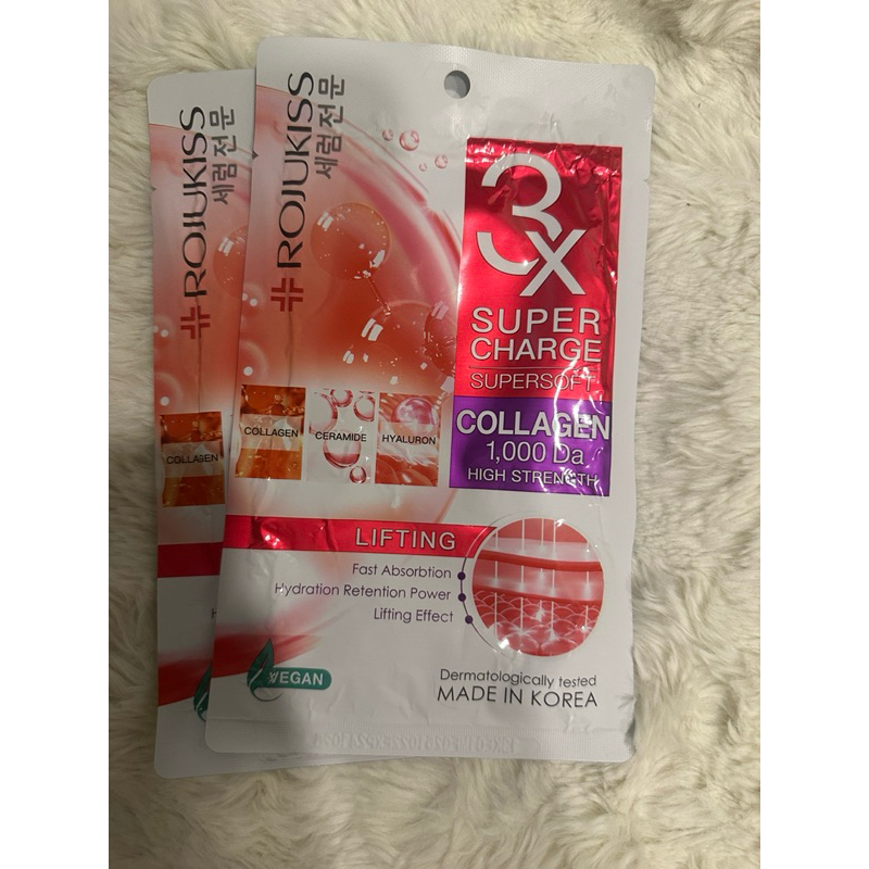 rojukiss 3x supercharge sipersoft collagen lifting | Shopee Thailand