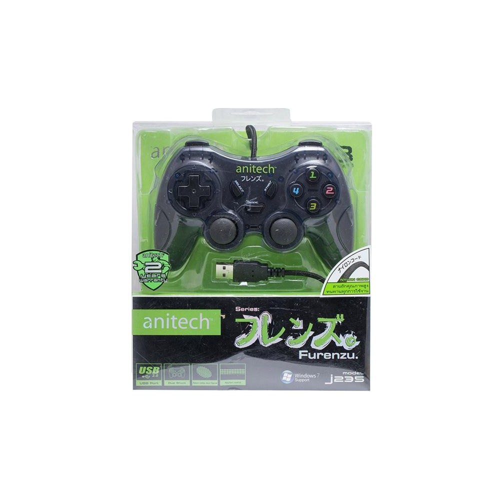จอยเกมมิ่ง สำหรับคอมพิวเตอร์ ANITECH J-235 Gaming Joy Controller ...