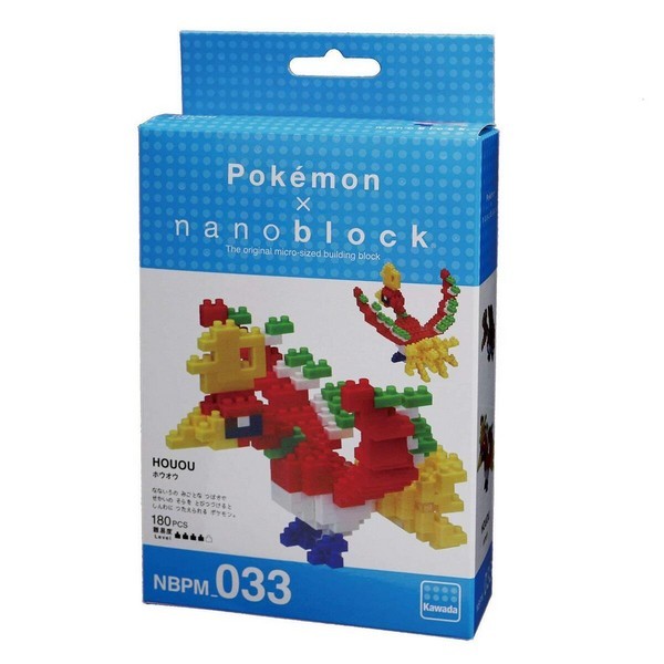 Kawada nanoblock Pokemon NBPM_033 Houou (Ho-Oh) 4972825208526 (นาโนบล็อค) | Shopee Thailand