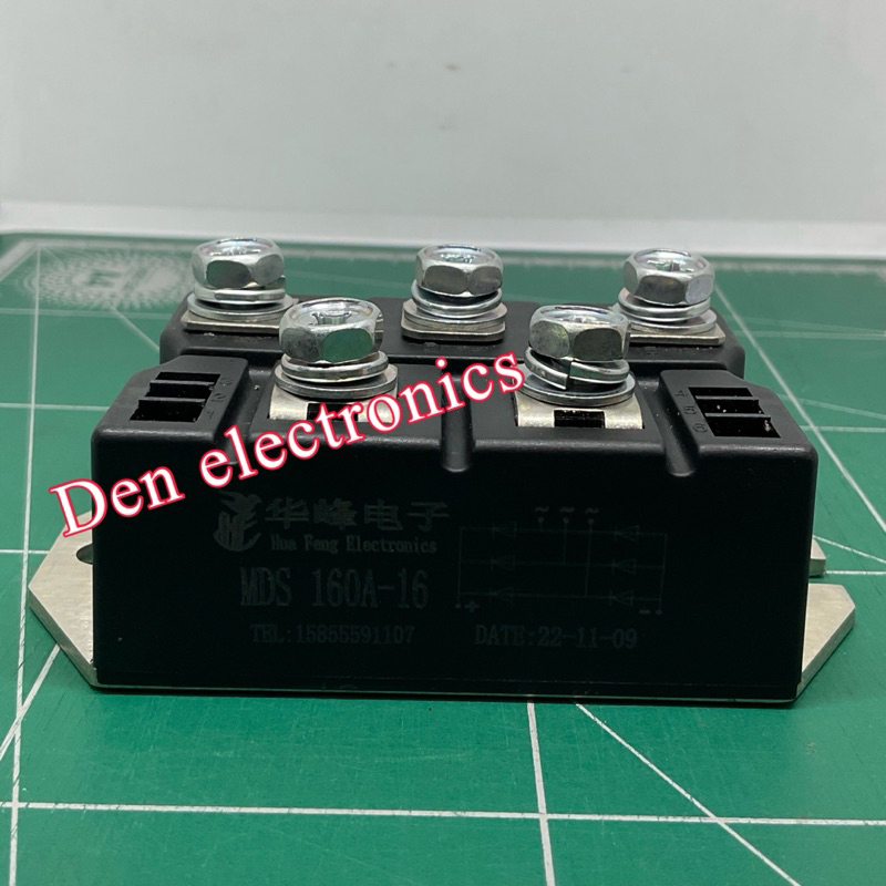 MDS160A-16 MDS 160A-16 วงจรเรียงกระแสสะพานสามเฟส ไดโอดบริดจ์ 160A 1600V พร้อมส่ง ออกบิดได้ ...