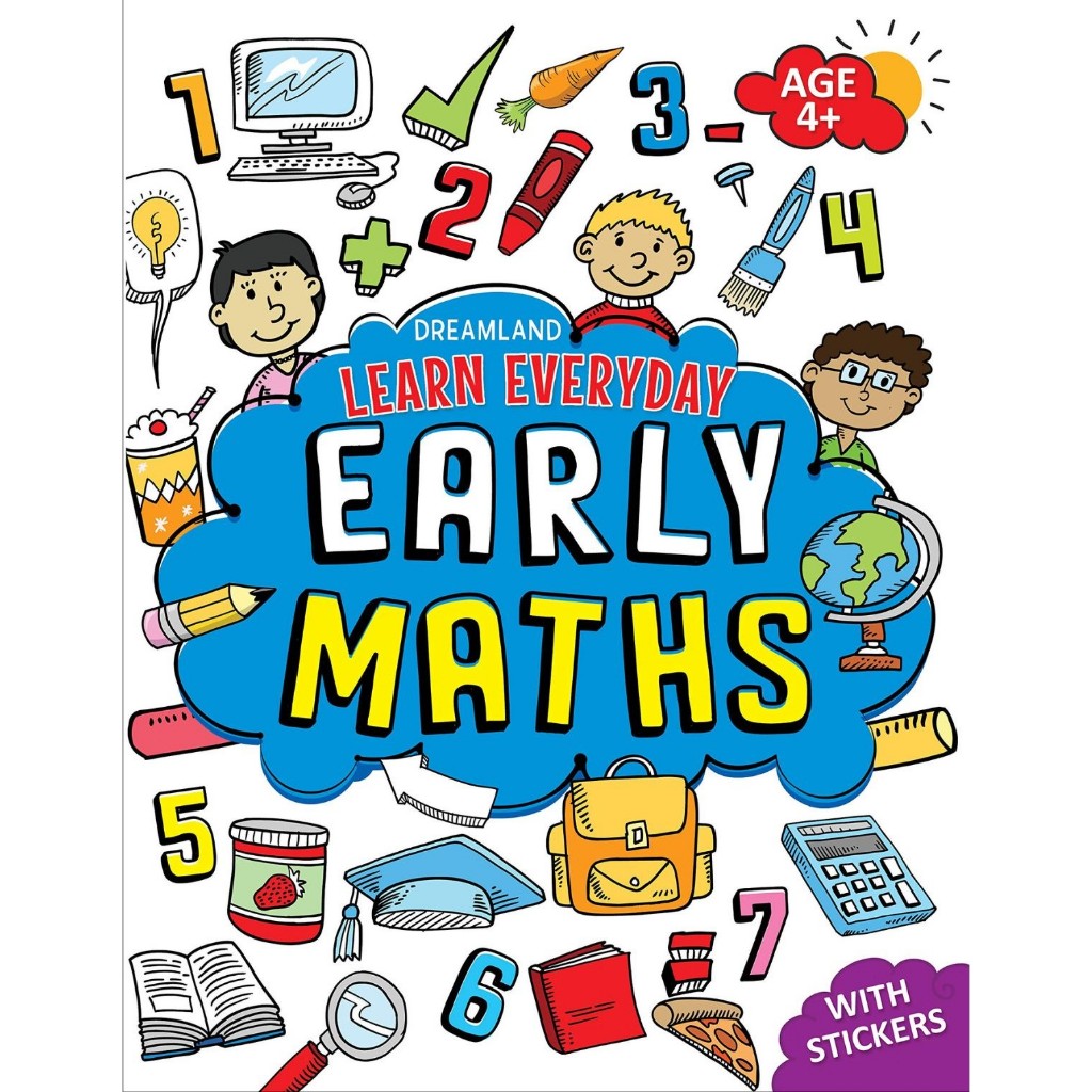 (Age4+) Early Math Activity Book for kids สมุดกิจกรรมเสริมทักษะคณิตศาสตสำหรับเด็ก(พร้อม ...