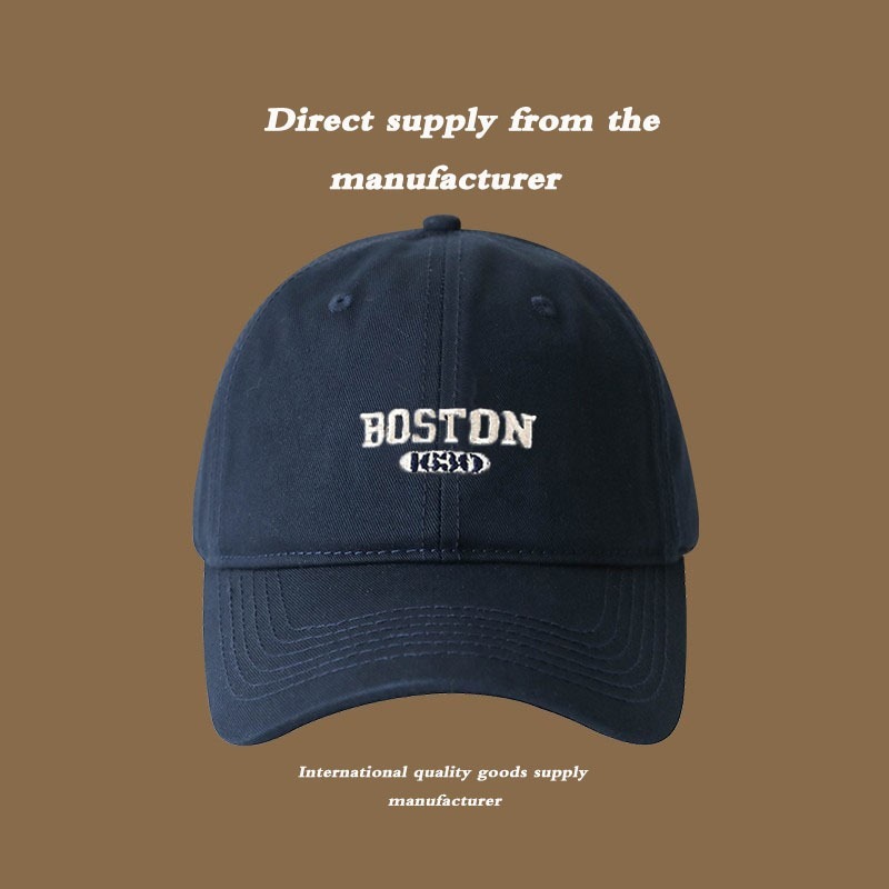 หมวกเบสบอล แบบนิ่ม ปักBOSTON 1630 มี7สี คุณภาพสู สไตล์เกาหลี | Shopee ...