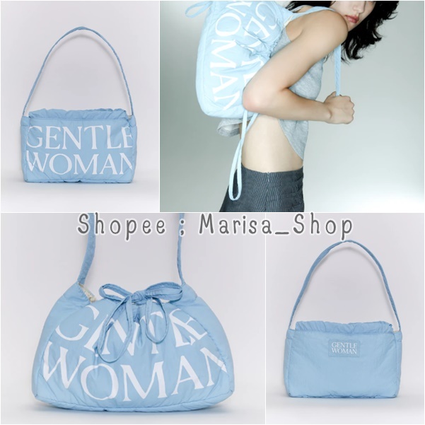 แท้ !! กระเป๋าเกี๊ยว GENTLEWOMAN รุ่น DUMPLING BAG / DRAWSTRING BAG ...