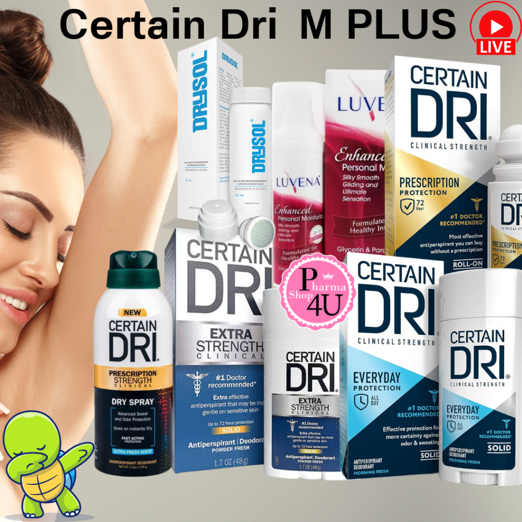 รวม Certain Dri M PLUS / Prescription / Extra Strength / Certain Dri A ...