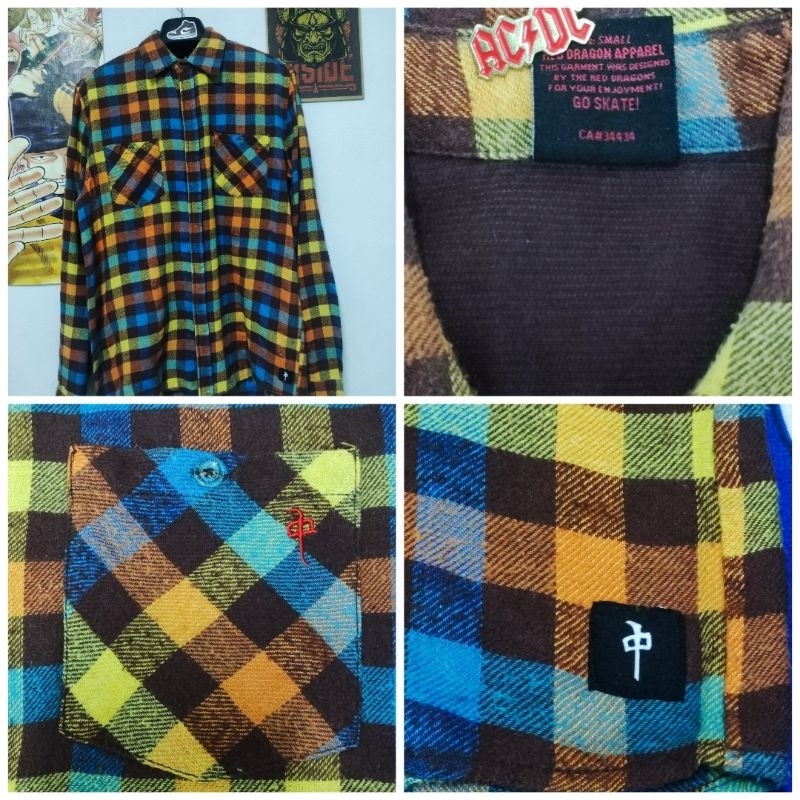 Red Dragon Skateboard Shirt | Shopee Thailand