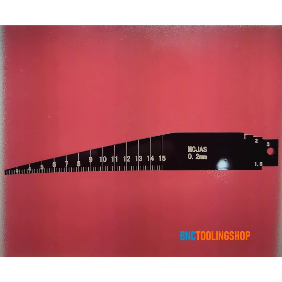 3-15mm plastic taper and thickness gauge, Toper Weld Gage Auto parts ...