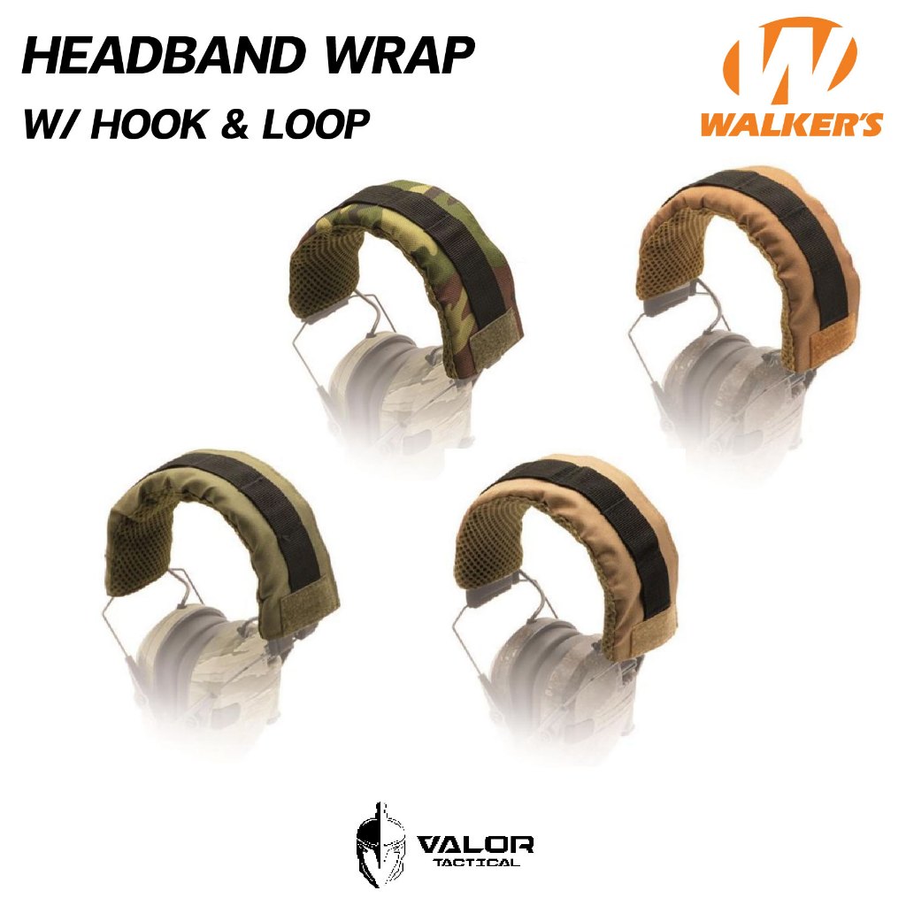 Walker - Razor Headband Wrap w/ Velcro ผ้าคลุมหูฟัง+ที่แปะตีนตุ๊กแก ...