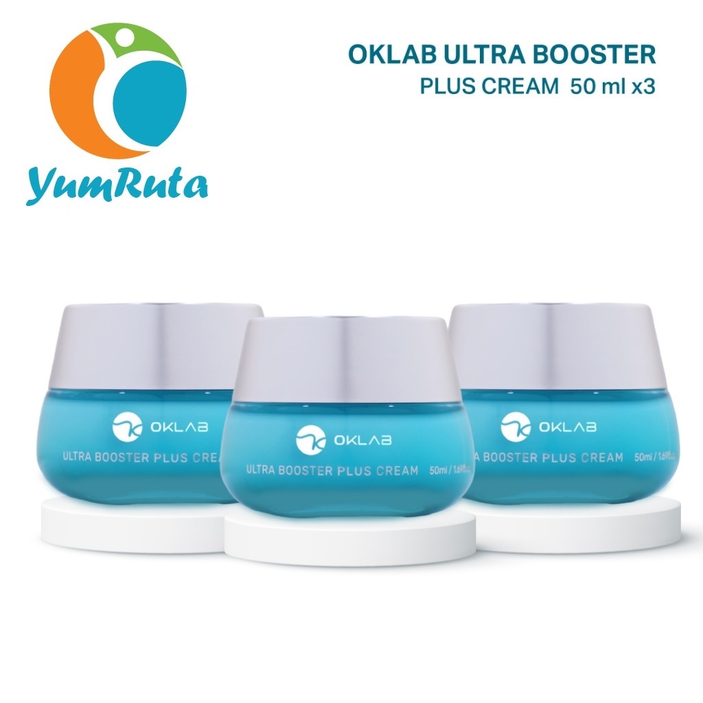จัดชุด 3 กระปุก ครีมบำรุงหน้า โอเคแลป OKLAB ULTRA BOOSTER PLUS CREAM 50 ...