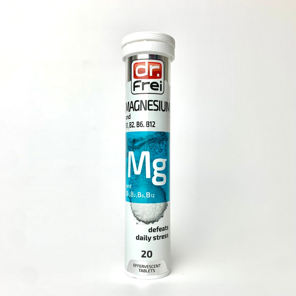 เม็ดฟู่ แมกนีเซียม ผสมวิตามินบีรวม Dr.Frei Magnesium + B ดร.ฟราย [ขนาด ...