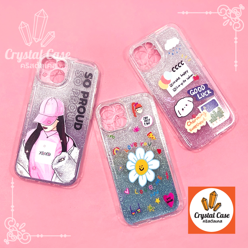 Oppo A38 4g A57 4g A58 A78 4g A79 5g เคสนิ่มใสกันกล้องแผ่นกากเพชร