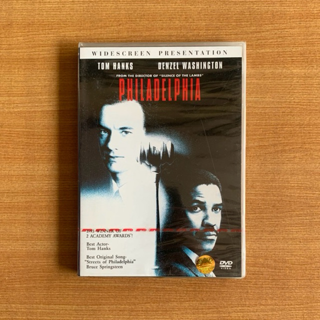 DVD : Philadelphia (1993) ฟิลาเดลเฟีย [มือ 1 ซับไทย] Tom Hanks / Denzel ...
