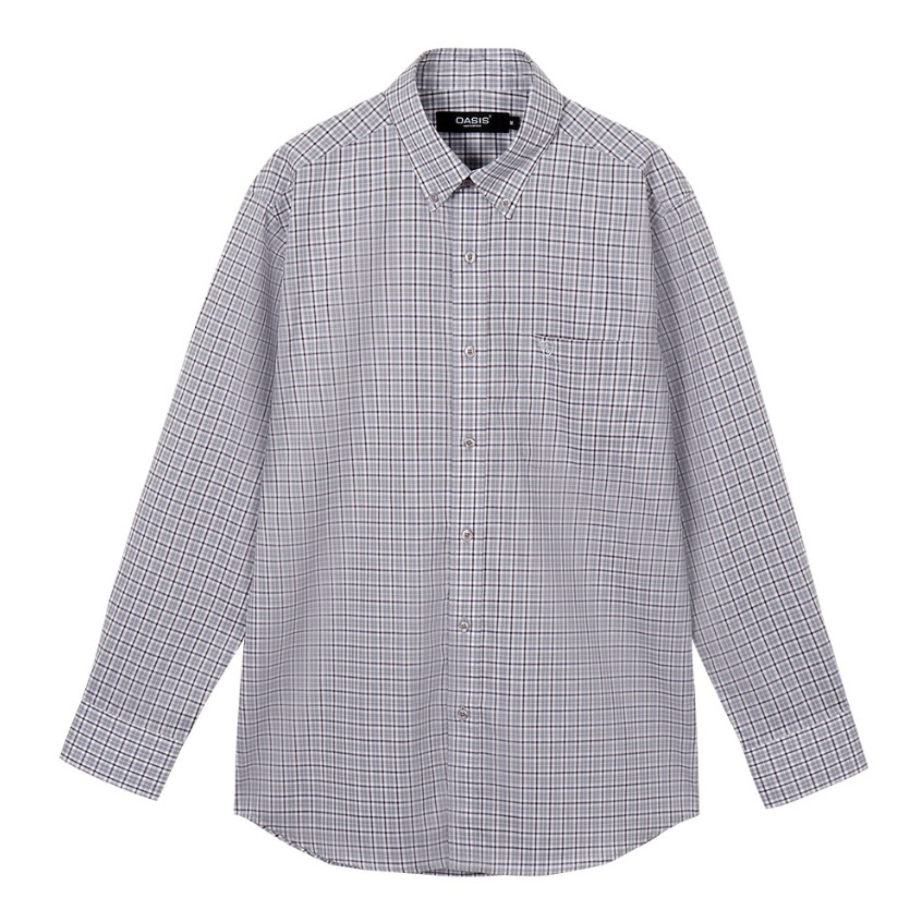 Oasis Masterpiece เสื้อเชิ้ตผู้ชาย รุ่น MPWLC-4073 ผ้าคอตตอน เชิ้ตแขน ...