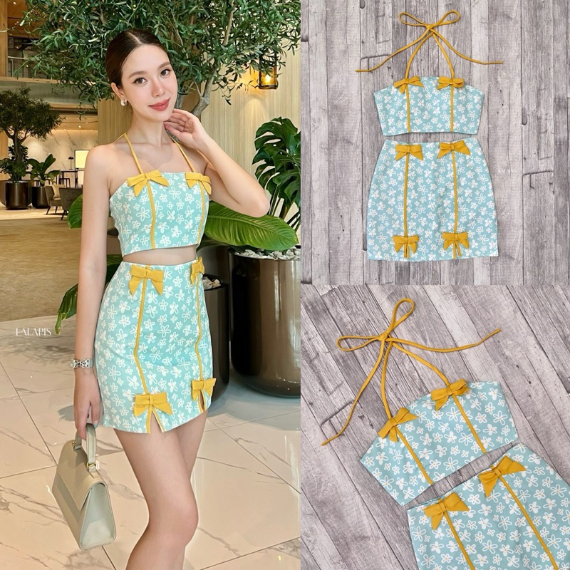 Lalapis ชุดเซ็ทดอกแก้วสุดคิวท์ ใส่แล้วดูตัวเล็กตัวน้อยที่สุด | Shopee ...