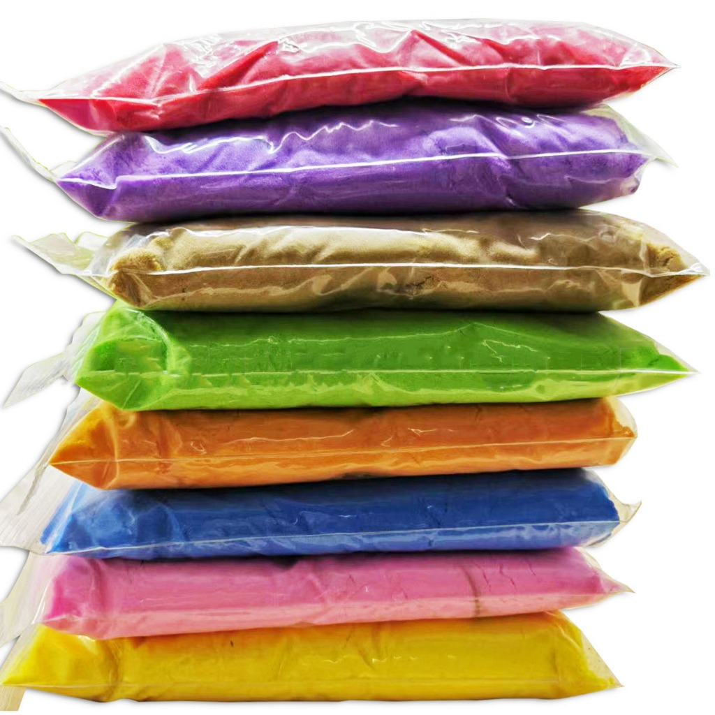 ทรายแม่เหล็ก1kg ทรายวิทยาศาตร์ ทรายเด็ก motion sand บรรจุในถุงซิปล็อค มีให้เลือกหลายสี | Shopee ...
