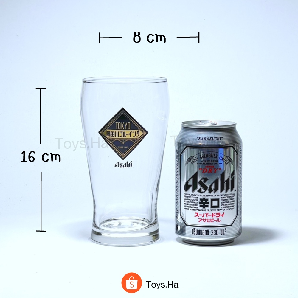 ของแท้! Asahi แก้วเบียร์ทรงสูง แบรนด์ Asahi อาซาฮี สินค้าจากญี่ปุ่น | Shopee Thailand