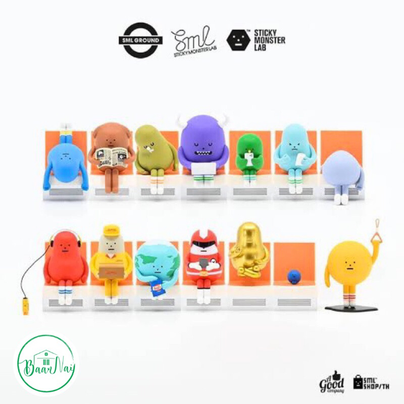 ️พร้อมส่ง ️ Sticky Monster Lab : SML Mini-Figure Blind Box Vol.2 SUBWAY ...