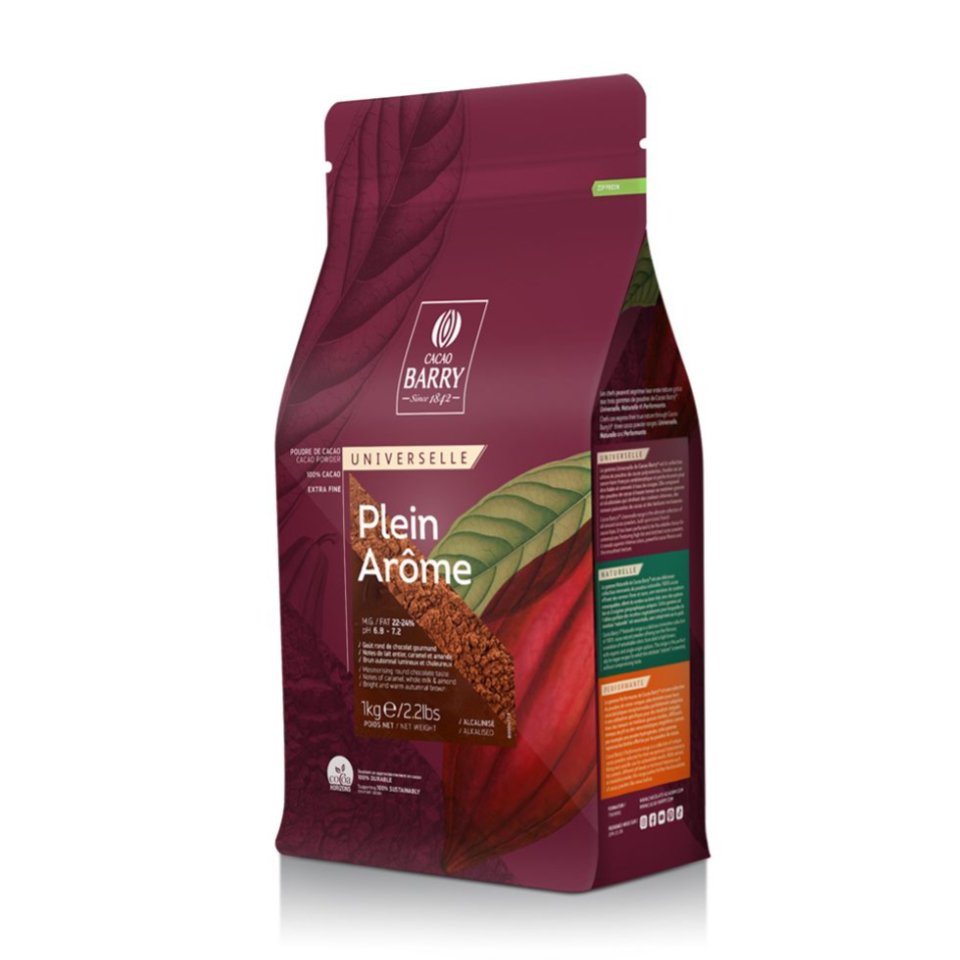 ผงโกโก้ เบรี่ Plein Arome 1กก. CACAO Barry Cocoa POWDER - PLEIN ARÔME ...