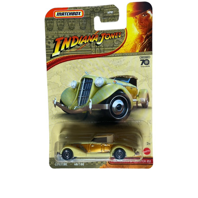MATCHBOX 2023 - 1936 AUBURN SPEEDSTER 851 INDIANA JONESล้อพลาสติก ...