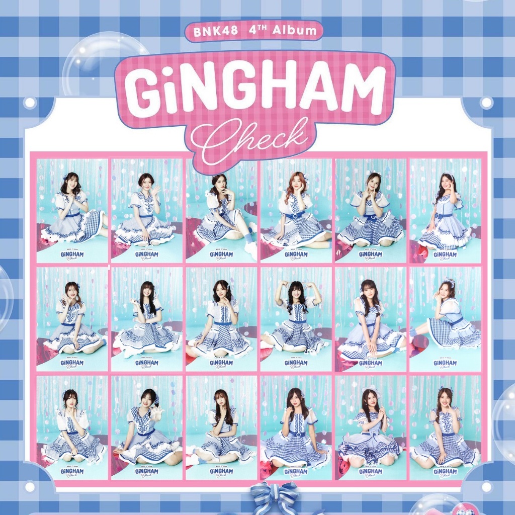 [โปสการ์ด][1/2] แถม Photobook BNK48 CGM48 Gingham Check Postcard | Shopee Thailand