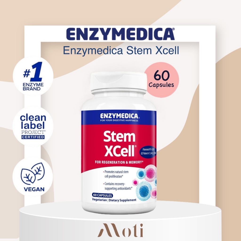 Enzymedica Stem XCell 60 Capsules อาหารเสริมสเต็มเซลล์ ชะลอวัย | Shopee ...