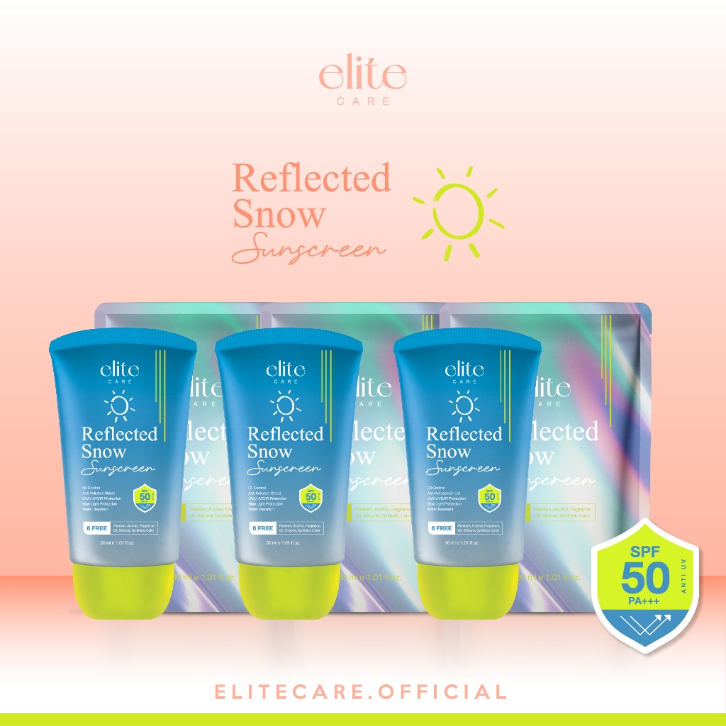 Elite care กันแดด อีลิท แคร์ รีเฟลค สโนว ซันสกรีน Reflected Snow ...