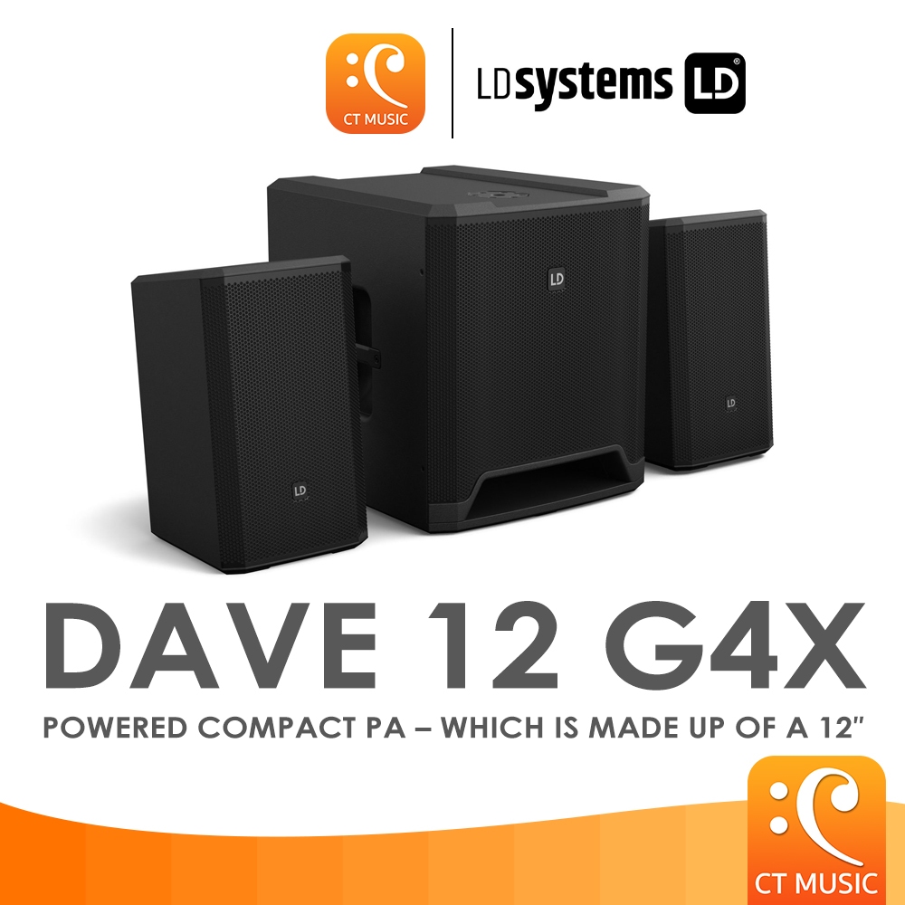 LD Systems DAVE 12 G4X with Power Mixer DAVE12G4X DAVE12 12G4X | Shopee ...