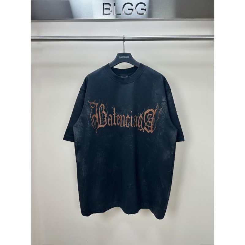 【lemon】เสื้อยืด Balenciaga BB 24SS รูปภาพจริง งานสูงสุด เกรด original แท้ 99% | Shopee Thailand