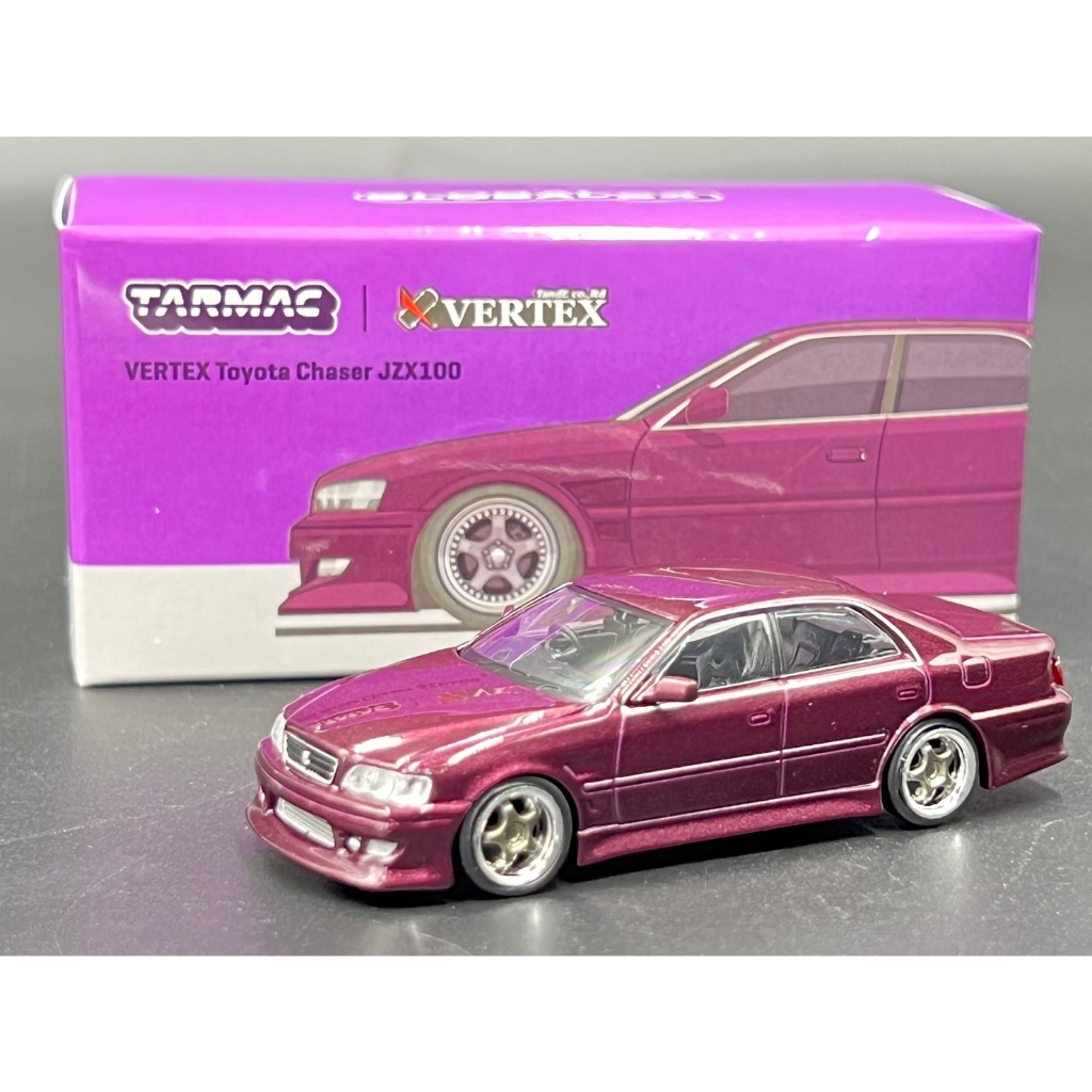 Tarmac Works 1/64 VERTEX Toyota Chaser JZX100 Purple Metallic | Shopee ...
