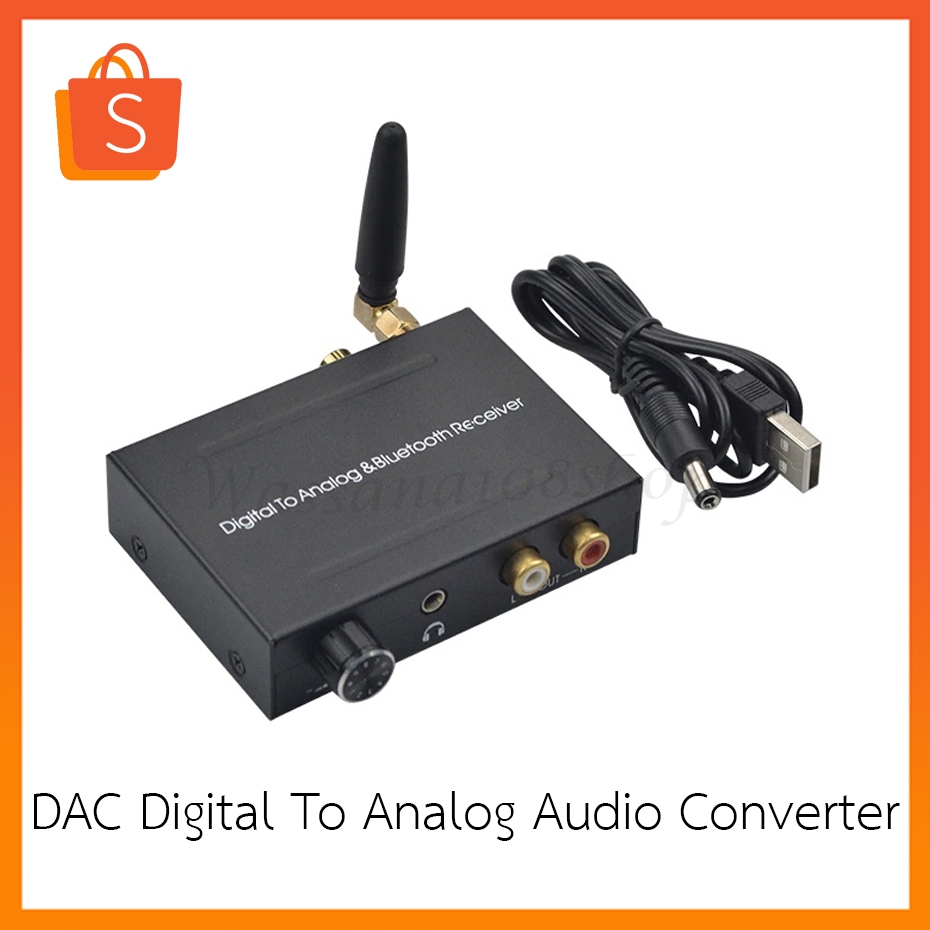 192 KhzบลูทูธDAC Digital To Analog Audio Converterพร้อมบลูทูธพร้อม ...