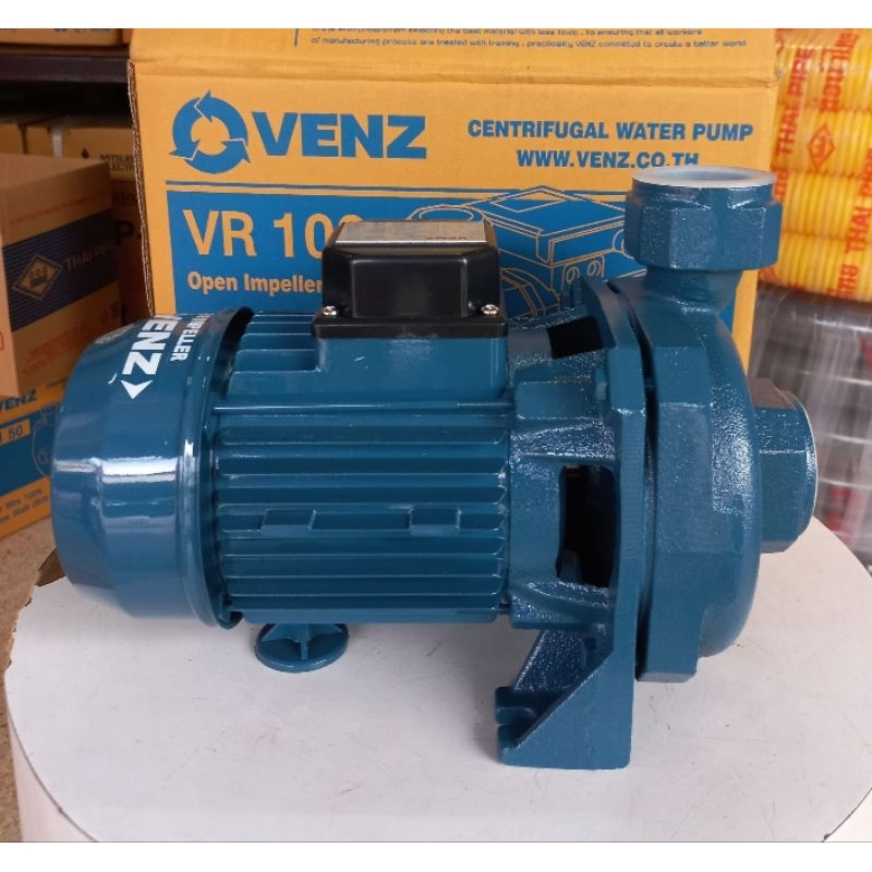Venz ปั๊มน้ำหอยโข่ง ใบพัดทองเหลือง 1HP ขนาด 1-1/2 x 1-1/4 รุ่น VR100 ...