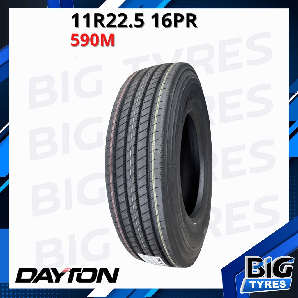 11R22.5 ยี่ห้อ Dayton รุ่น DT590 ยางรถบรรทุกเรเดียล 11R22.5 DT590 ...