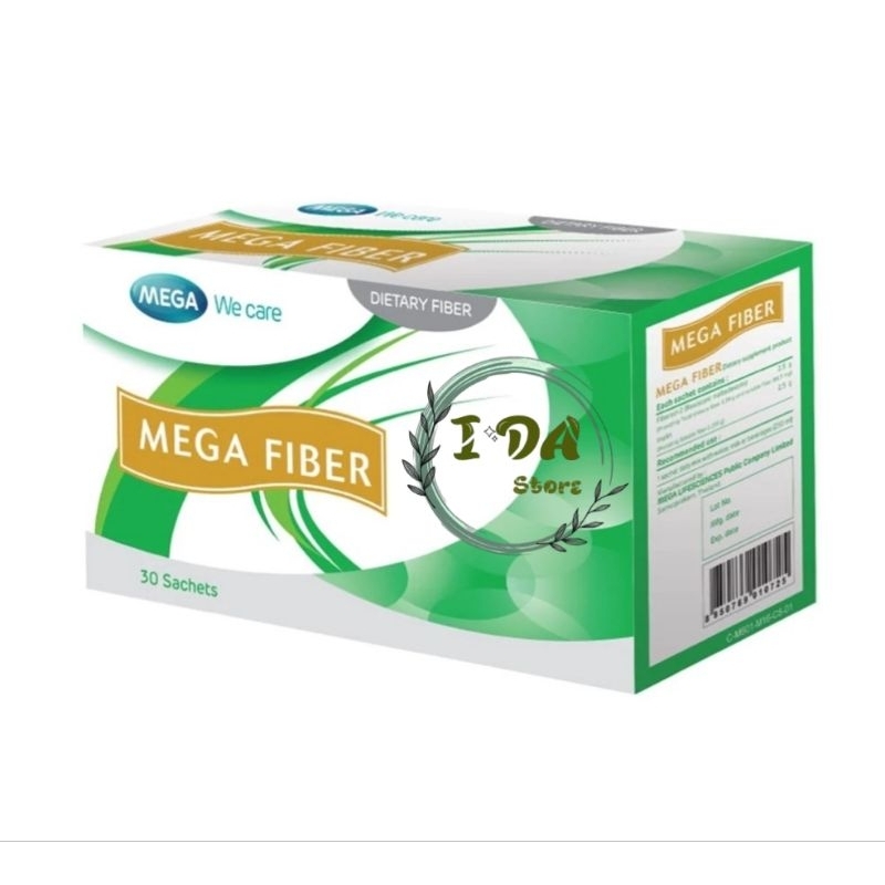 Mega WeCare MEGA FIBER - เมก้า ไฟเบอร์ อาหารเสริมพรีไบโอติกปรับสมดุล ...