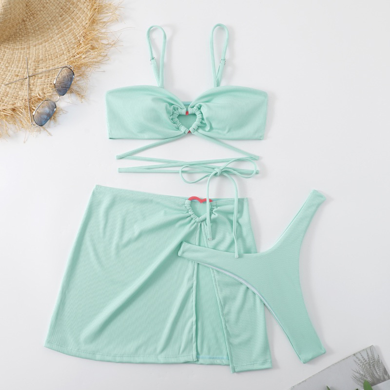 ชุดว่ายน้ำ ทูพีช ชุดไปทะเล ชายหาด SW09 พร้อมส่งจากไทย | Shopee Thailand