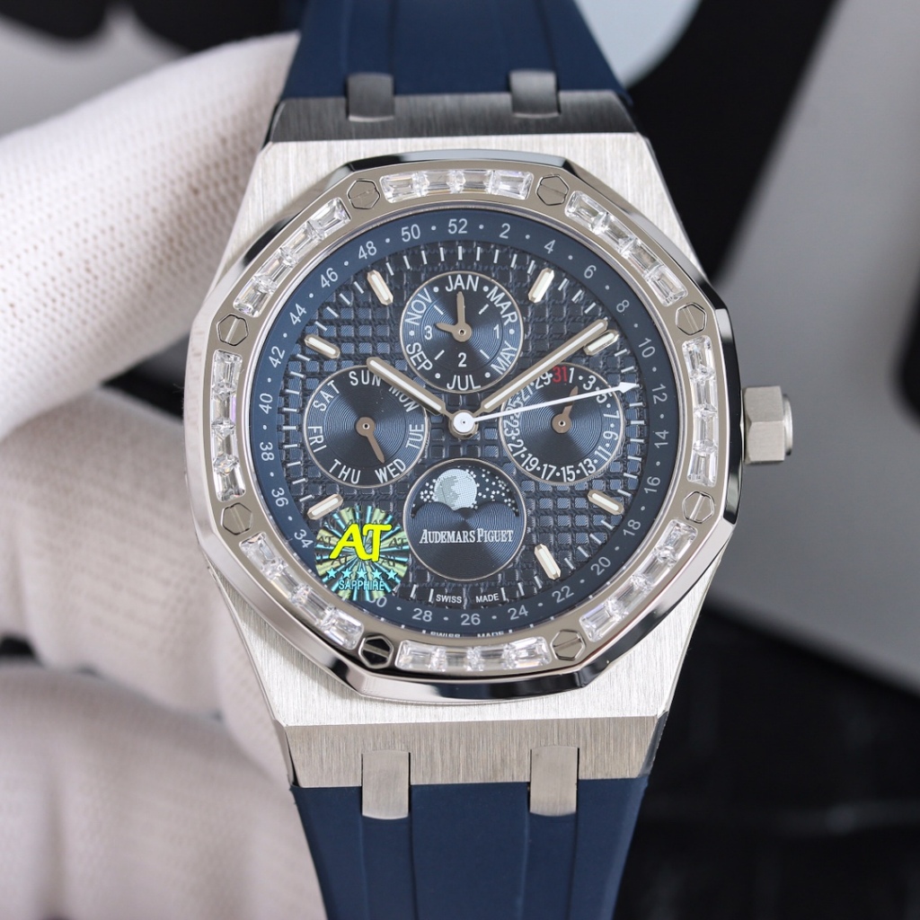 AP Audemars Piguet Royal Oak 26574ST Series นาฬิกาข้อมือผู้ชาย สายยาง ...