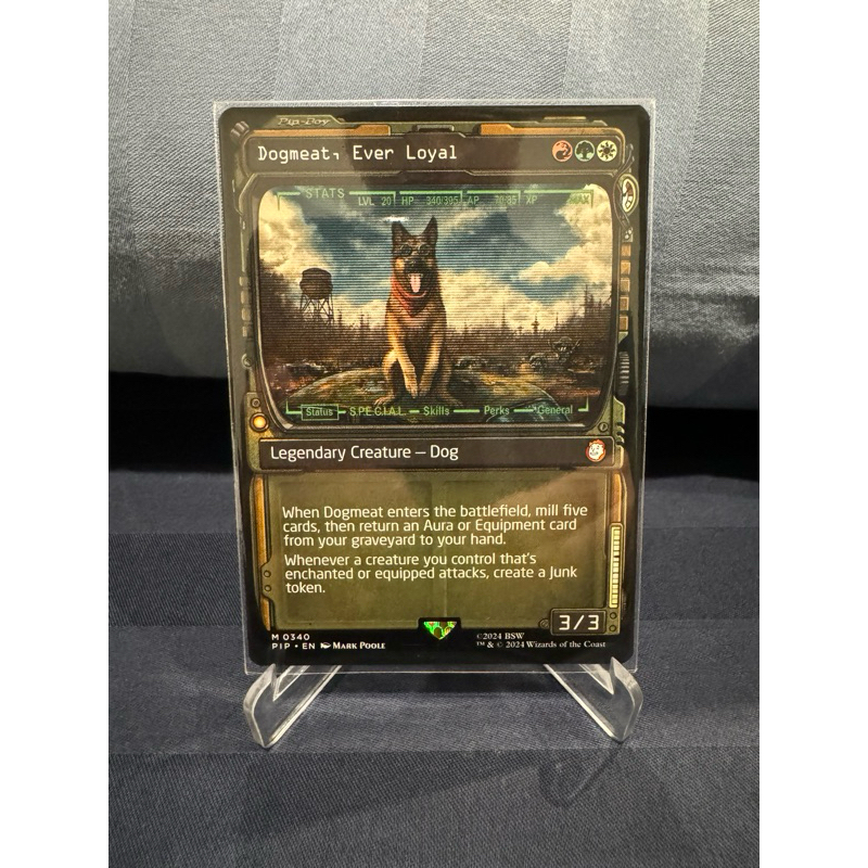 MTG Universes Beyond: Fallout Variants: Dogmeat, Ever Loyal (0340 - Pip ...
