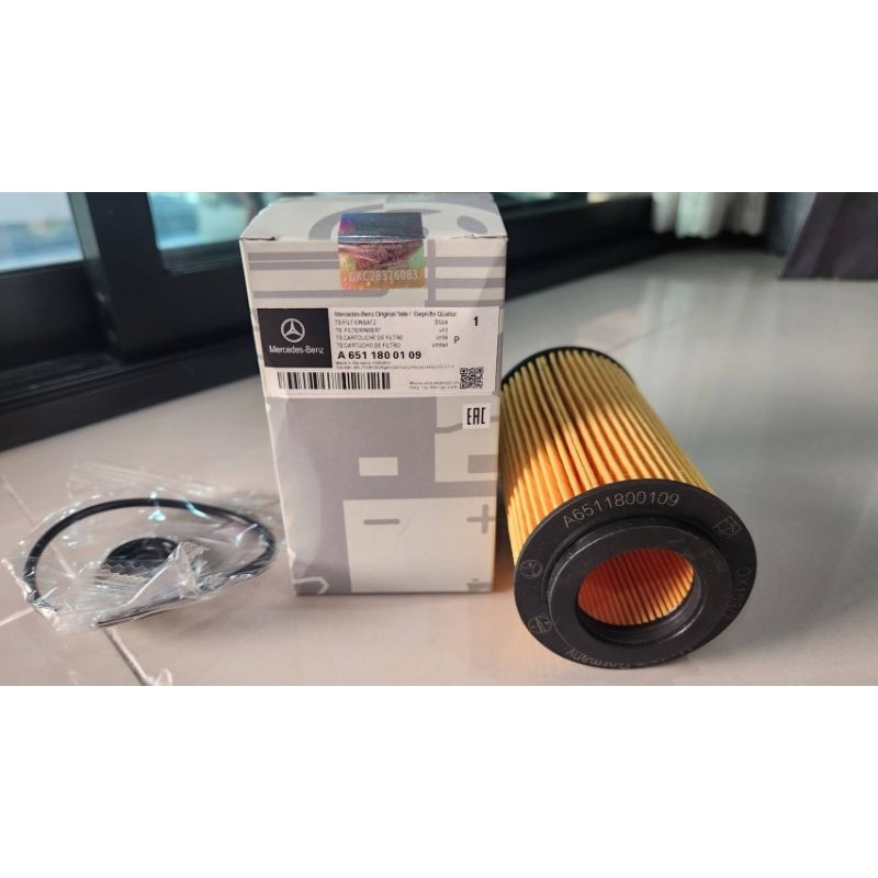 กรองเครื่องbenz รหัส A651 180 01 09 เครื่องดีเซล | Shopee Thailand