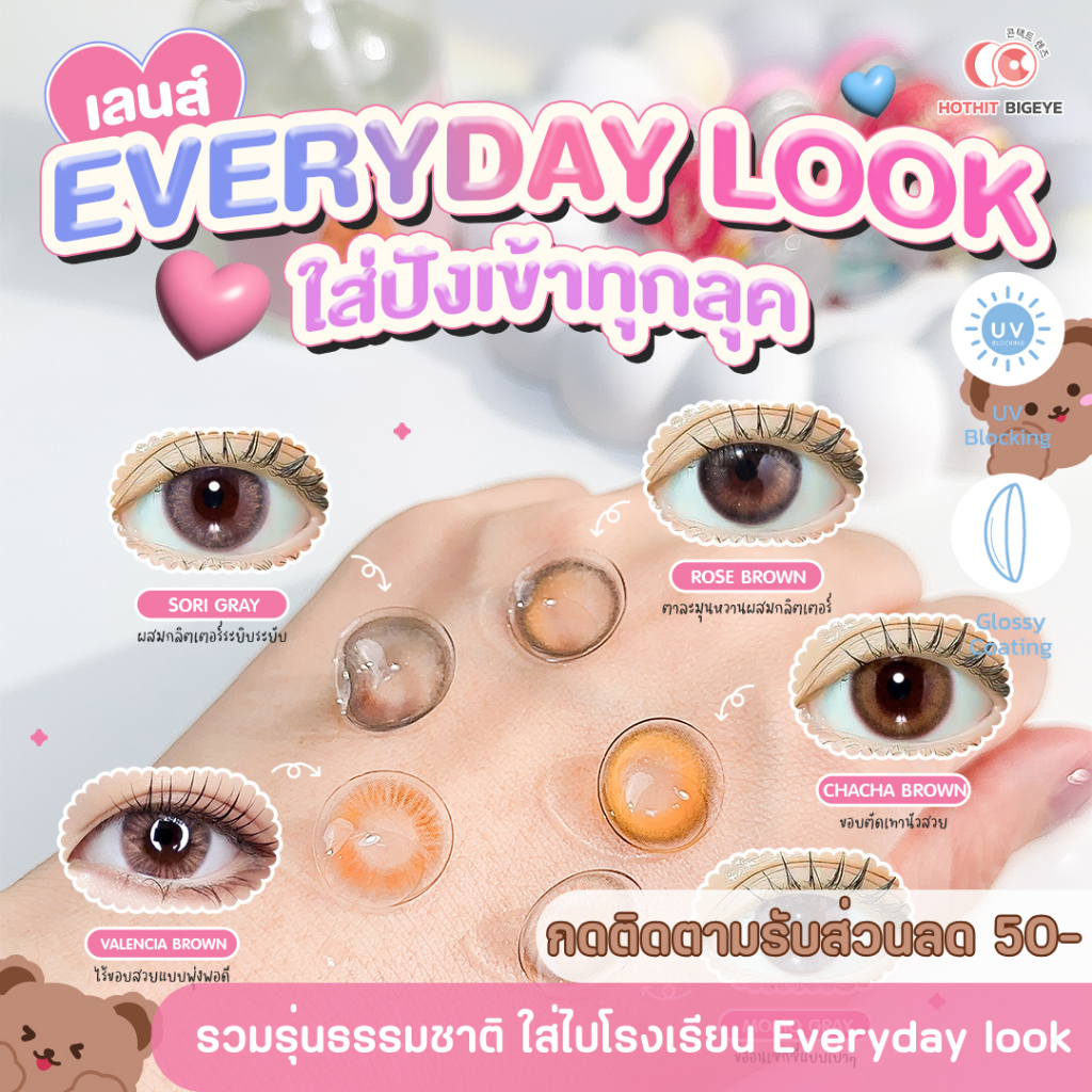 Candy lens คอนแทคเลนส์บางพิเศษ Ultraslim รวมรุ่นธรรมชาติ ใส่ไปโรงเรียน ...