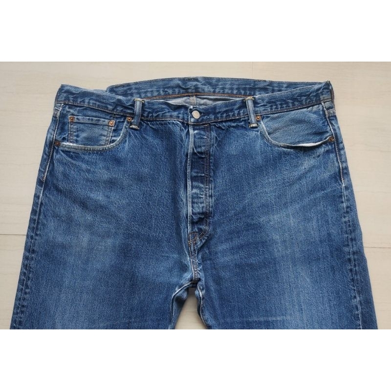 กางเกงยีนส์ลีวายมือ2 5010101 Onewash Rinsed ผ้าฟอก เอว44/40/9.5 (D58 ...