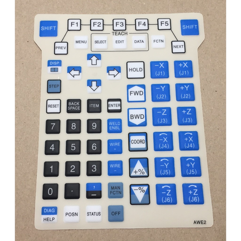 ปุ่มกด Fanuc ROBOT ARM KEY SHEET AWE2 | Shopee Thailand