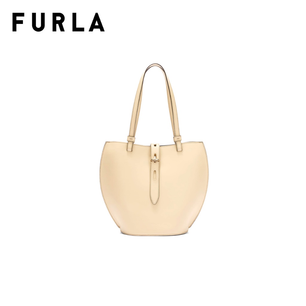 FURLA กระเป๋าสะพายผู้หญิง รุ่น UNICA FURLA M TOTE สี GRANO | Shopee ...