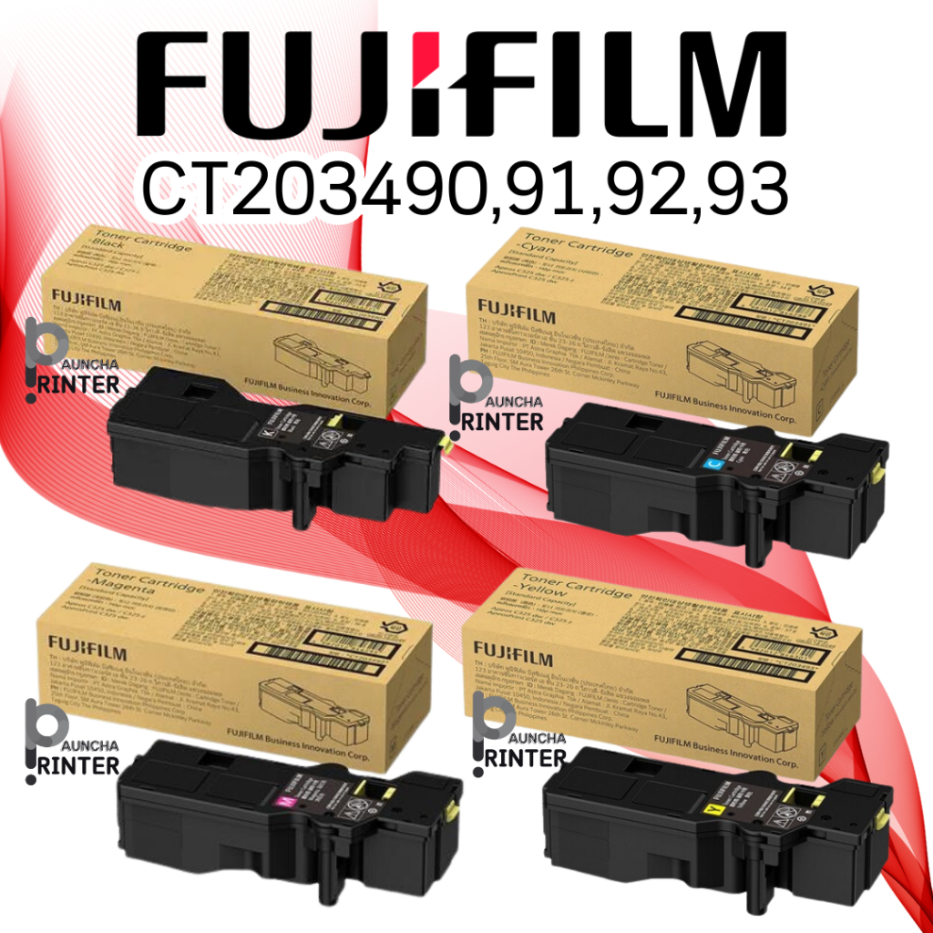 หมึกโทนเนอร์ FUJIFILM TONER C325dw/C325z CT203490BK/91C/92M/93Y สินค้า ...