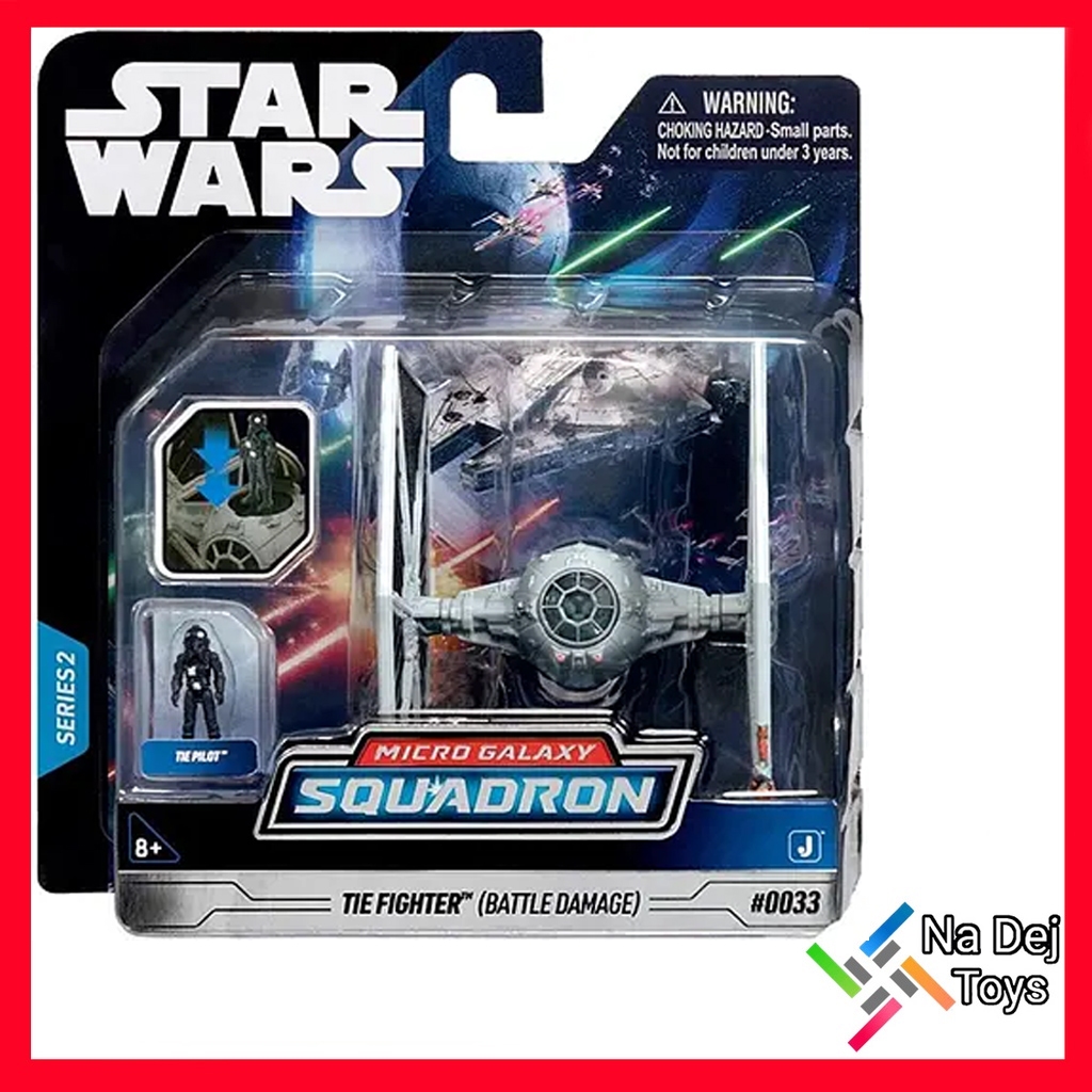 Jazwares Star Wars Tie Fighter (Battle Damage) Figure แจ๊ซแวร์ สตาร์ ...