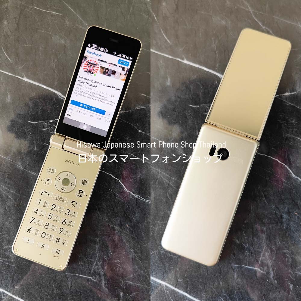 SHARP AQUOS K-TAI 2 (601SH) สีทอง มือถือฝาพับญี่ปุ่น โทรในไทยได้ หายาก - SoftBank #2683 | Shopee ...