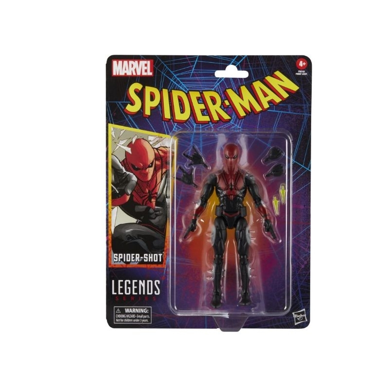 Hasbro Marvel Legends Retro Spider-Man Spider-Shot | Shopee Thailand