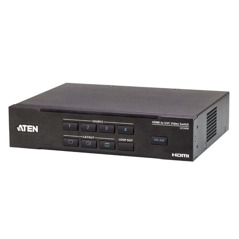 CAMLIVE™ PRO 4K 4-INPUT HDMI TO USB VIDEO SWITCHER รุ่น UC3430 ATEN ...
