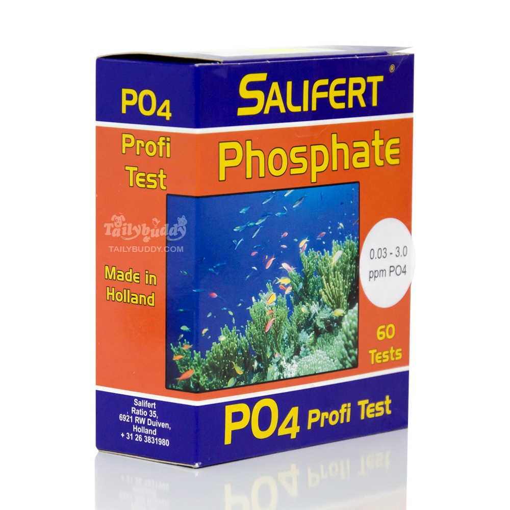 Salifert Phoshate (PO4) Test ชุดวัดค่าฟอสเฟต ตัวเทสฟอสเฟต (ใช้ได้ 60 ...